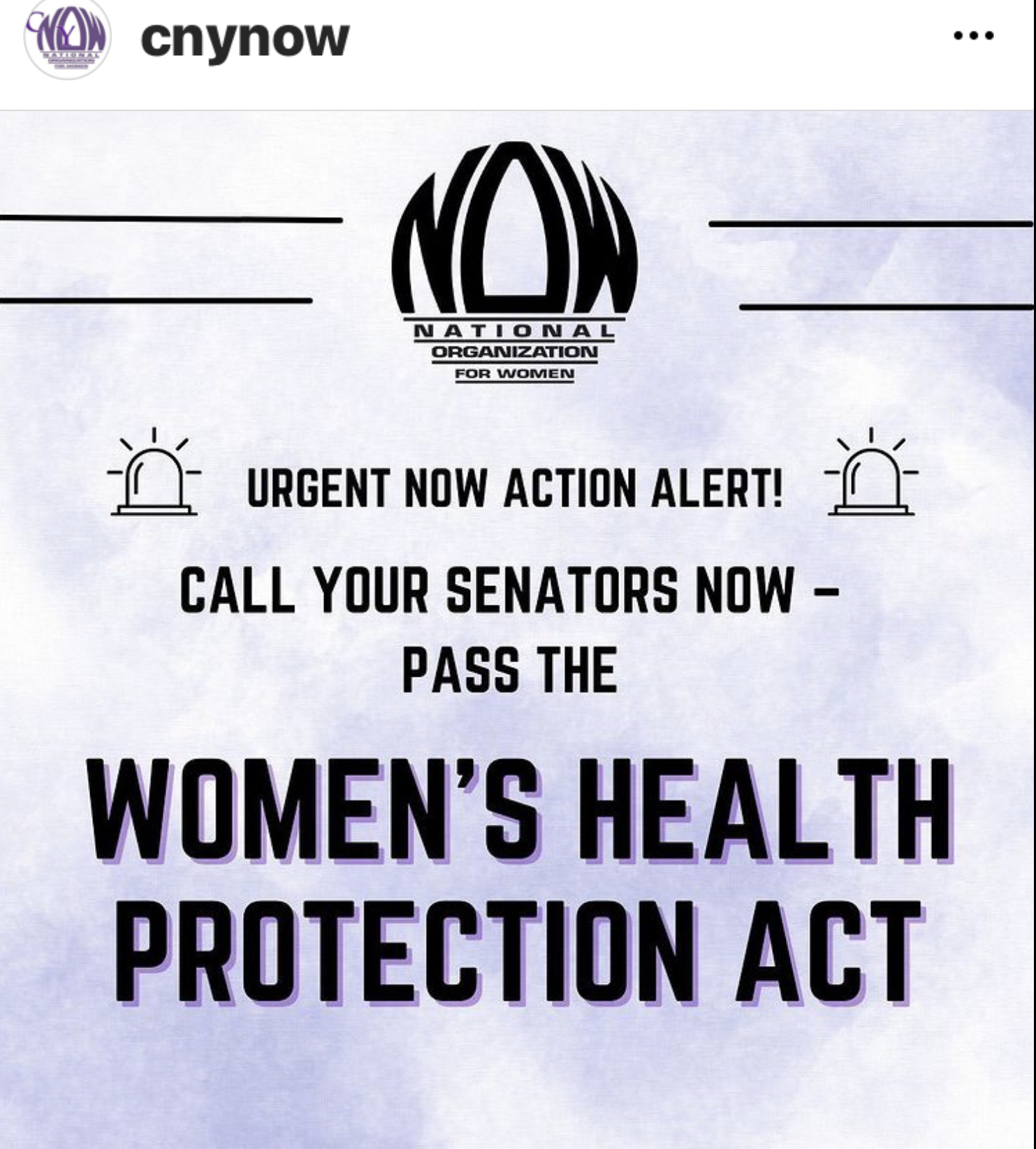 Call Senate NOW – Pass the Women’s Health Protection Act – CNY NOW